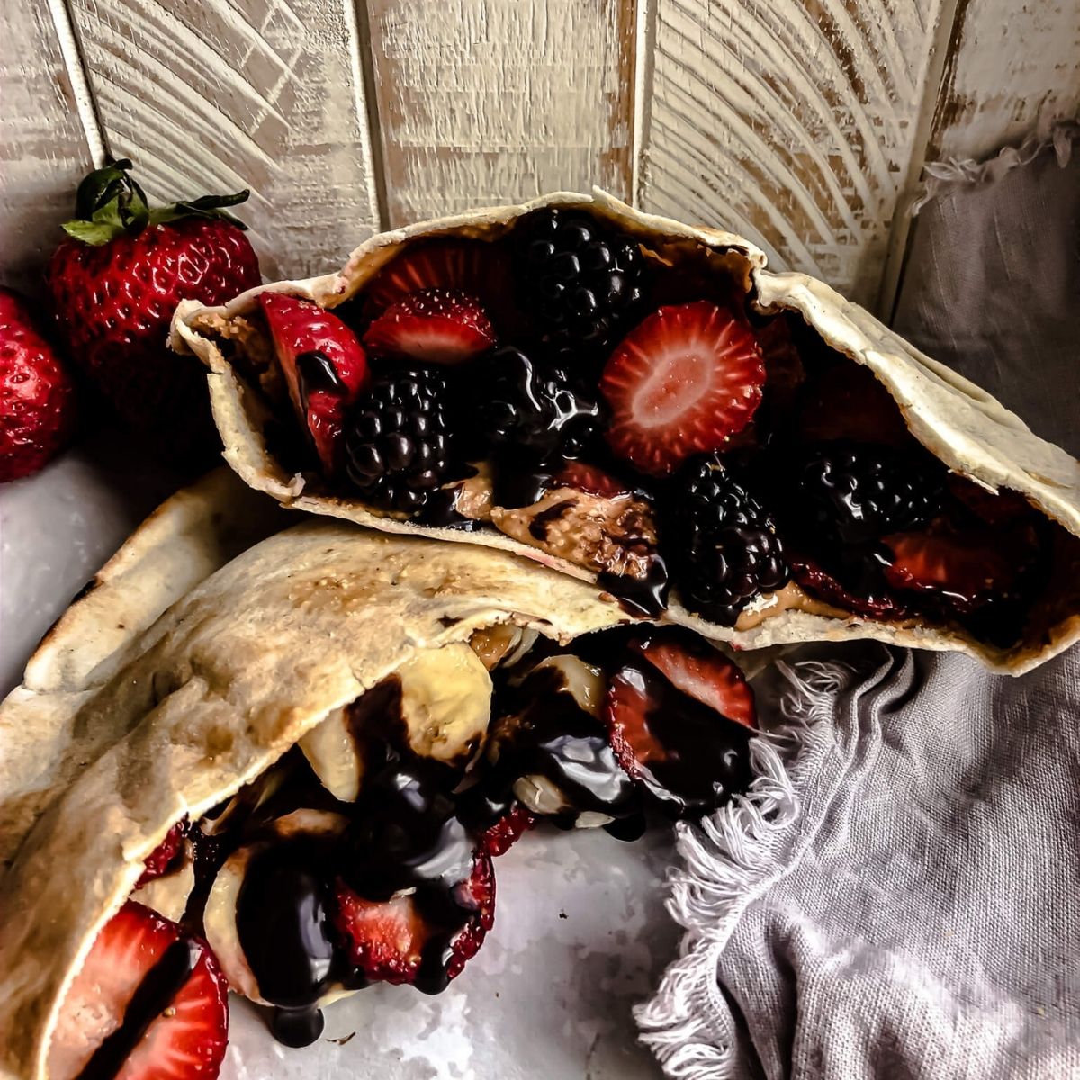 PB & Fruit Pita Pocket | Peace & Nutrition™