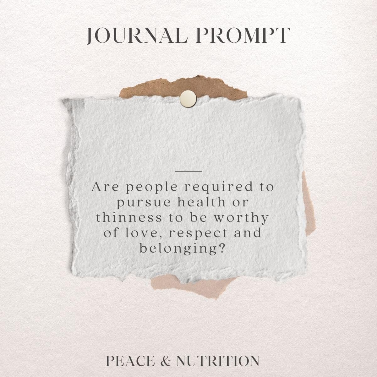 Body Image Journal Prompts | Peace & Nutrition™