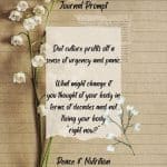 Body Image Journal Prompts | Peace & Nutrition™