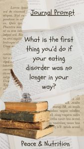 Body Image Journal Prompts | Peace & Nutrition™