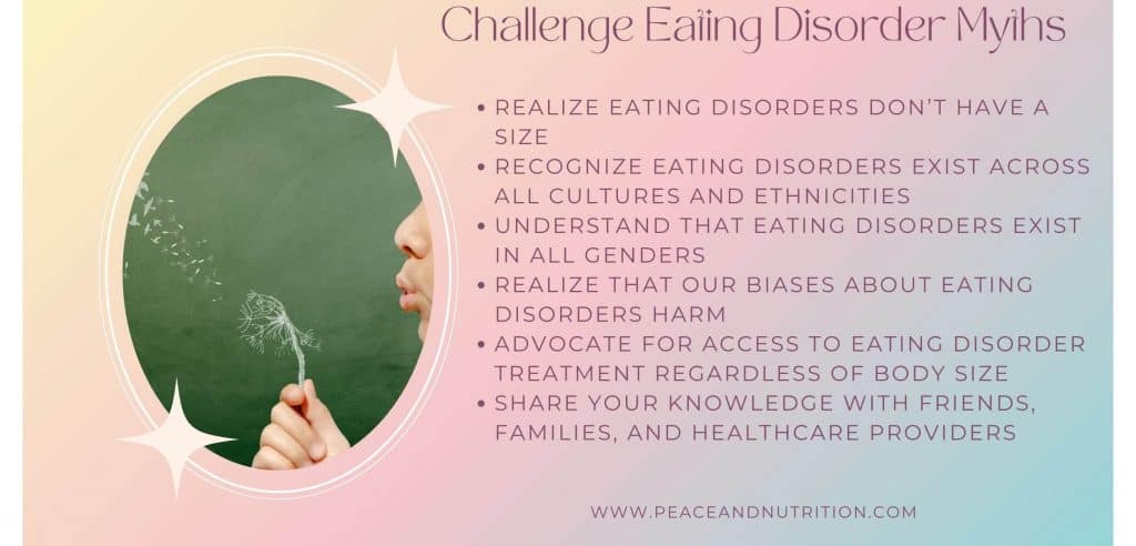 Facts and Myths About Eating Disorders | Peace & Nutrition™
