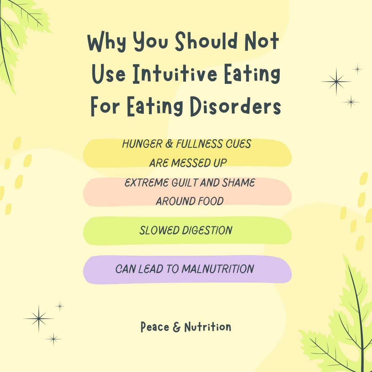 Intuitive Eating For Eating Disorders: What You Should Know | Peace ...