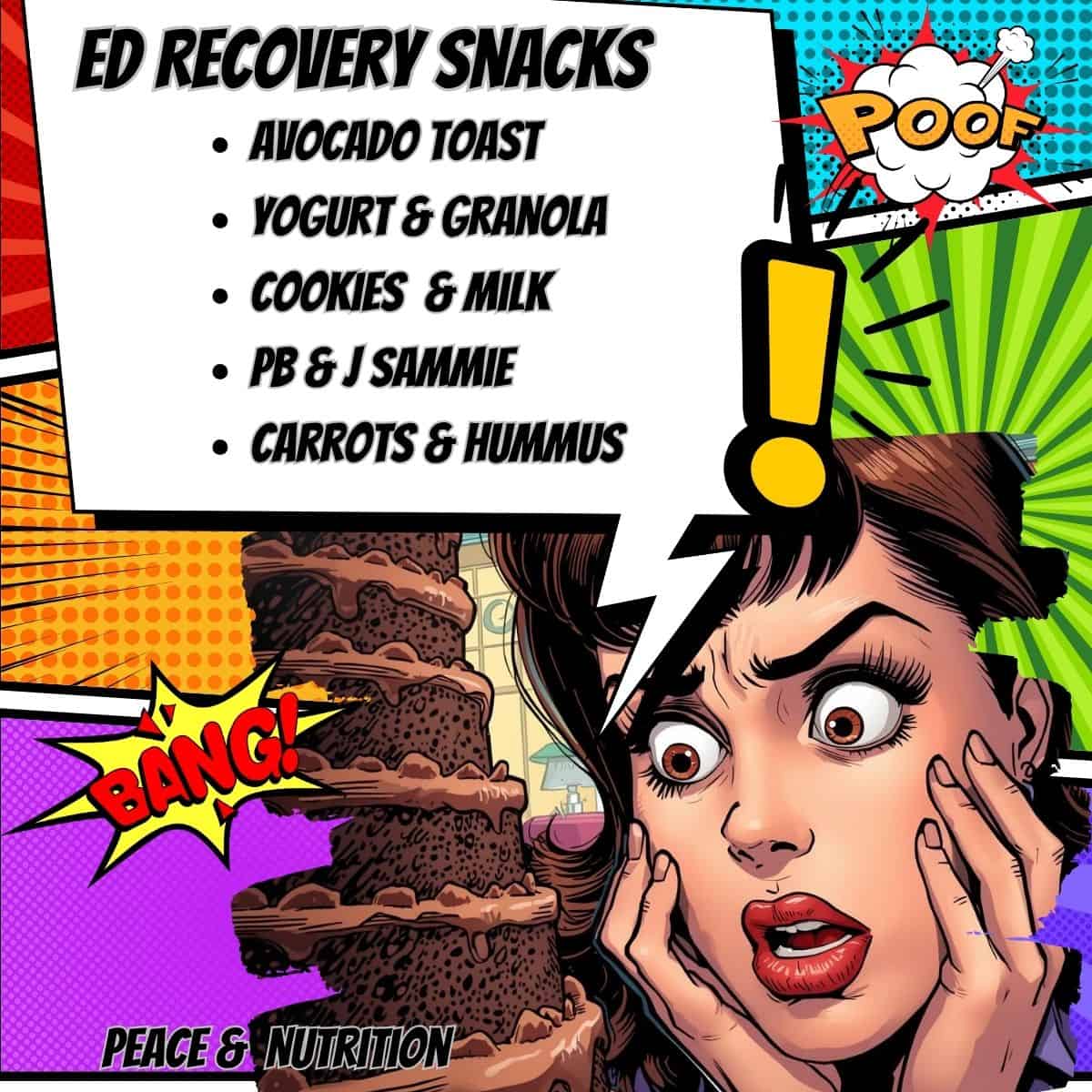 100 Snack Ideas for Eating Disorder Recovery | Peace & Nutrition™